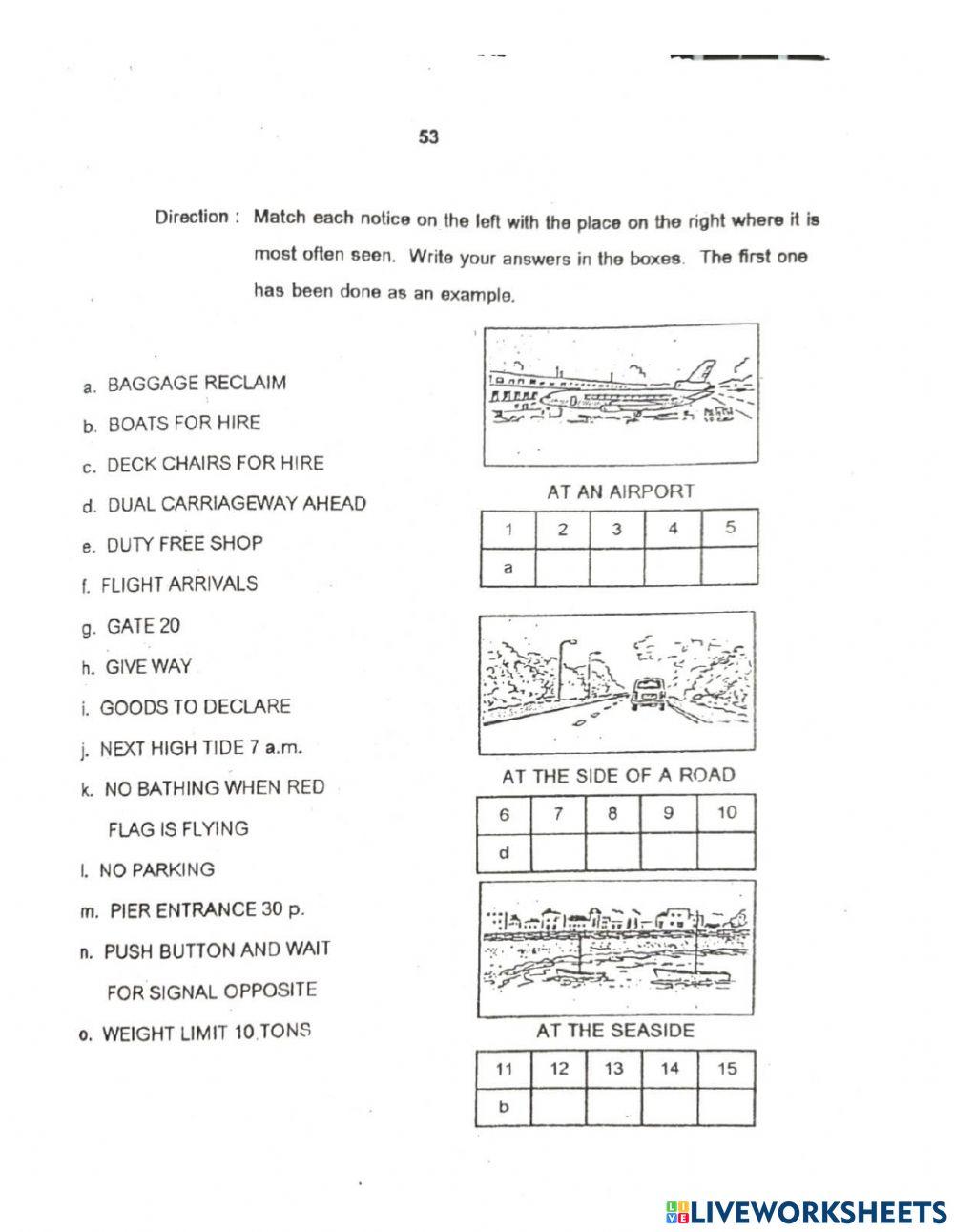 Notice | Free Interactive Worksheets | 735301