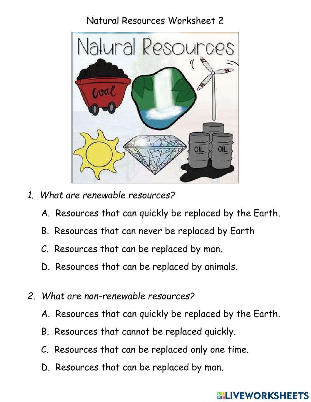 735321 | Natural Resorces | lieselnel | LiveWorksheets