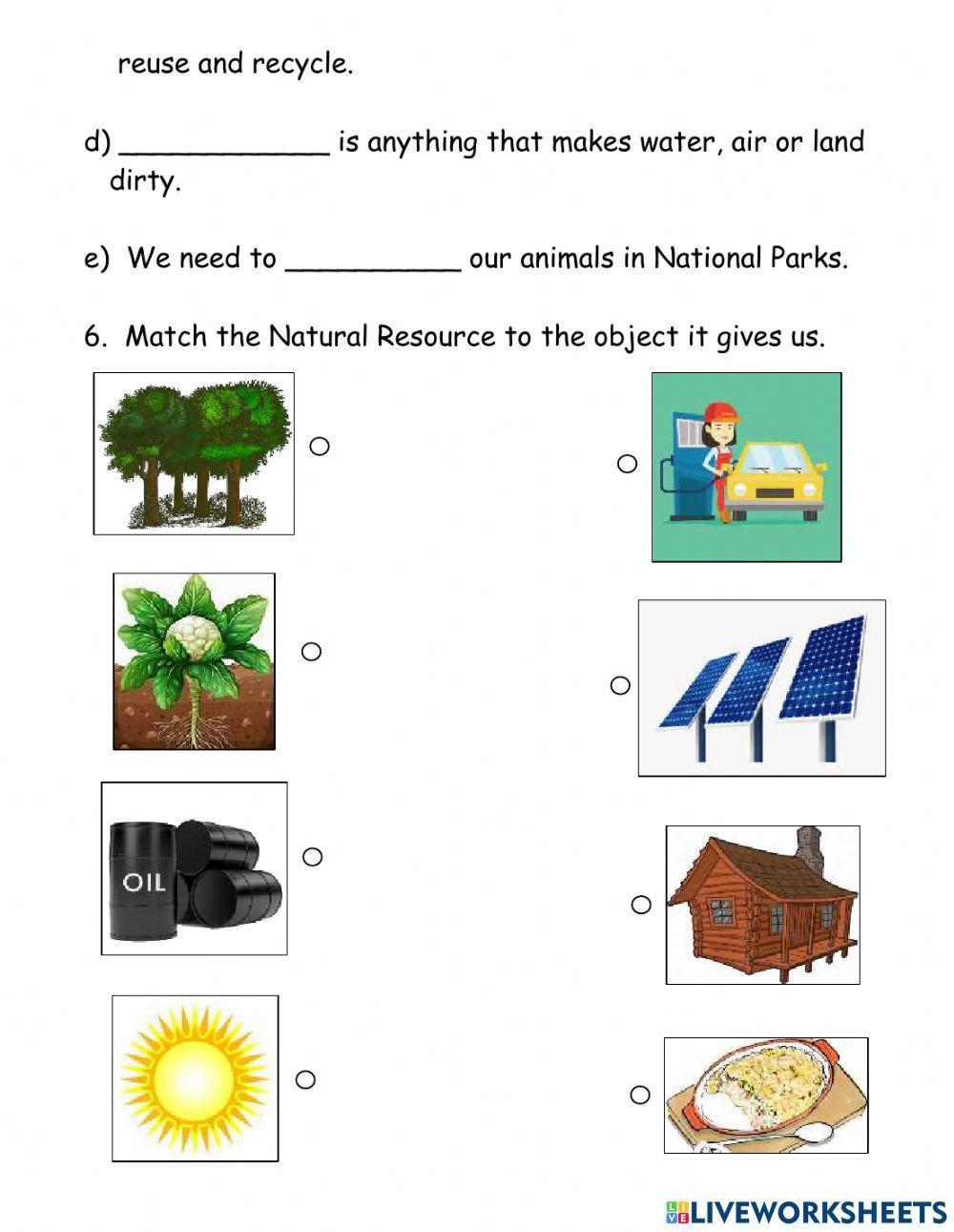 735321 | Natural Resorces | lieselnel | LiveWorksheets