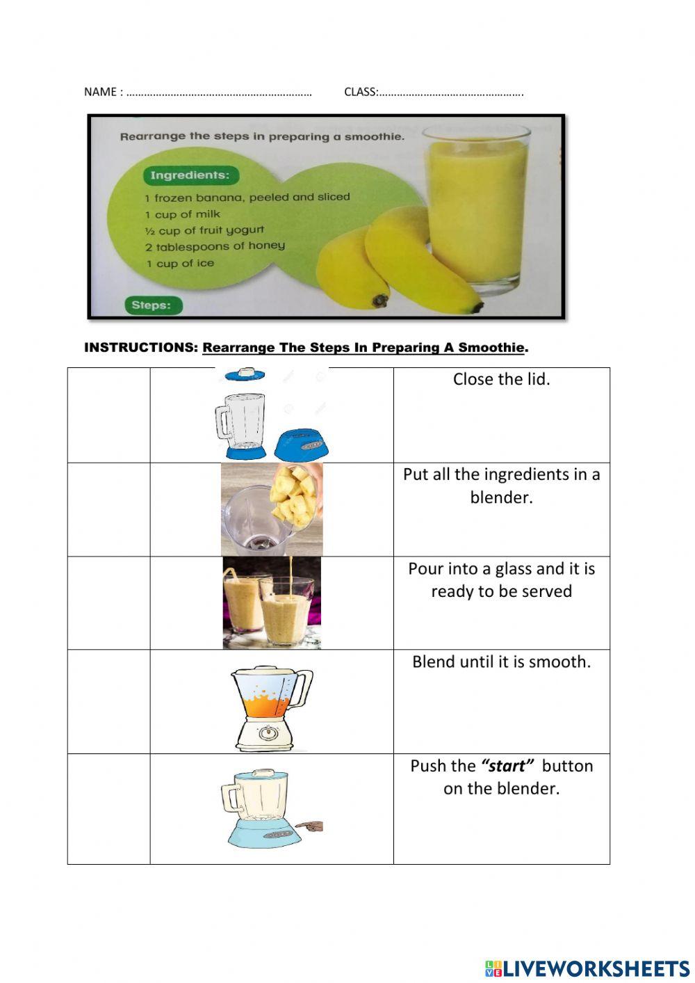 735839 | Preparing a smoothie | Farah_Natasya11