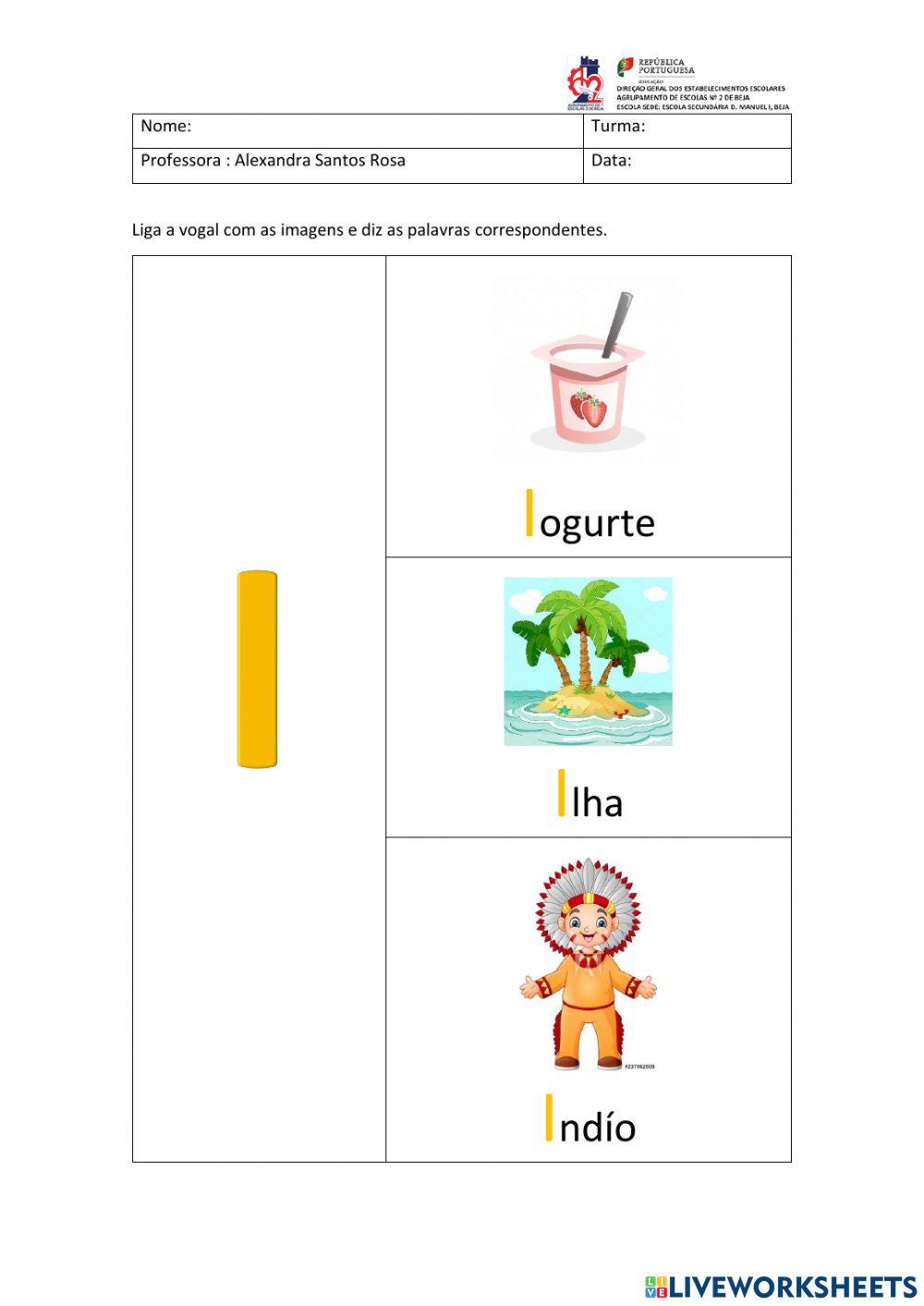 Letra I 736213 | xandigra | Live Worksheets