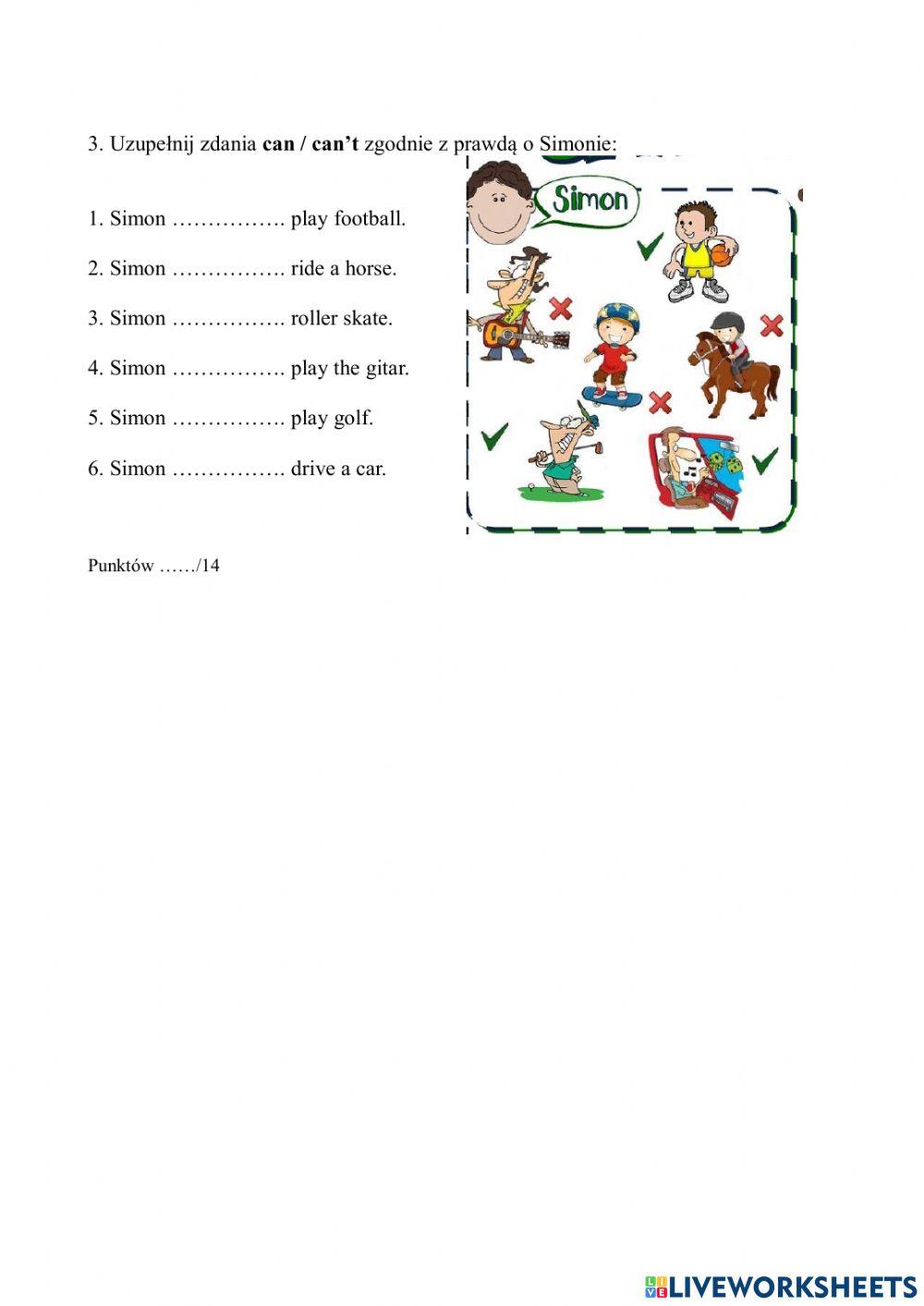 Can abilities interactive worksheet | Live Worksheets