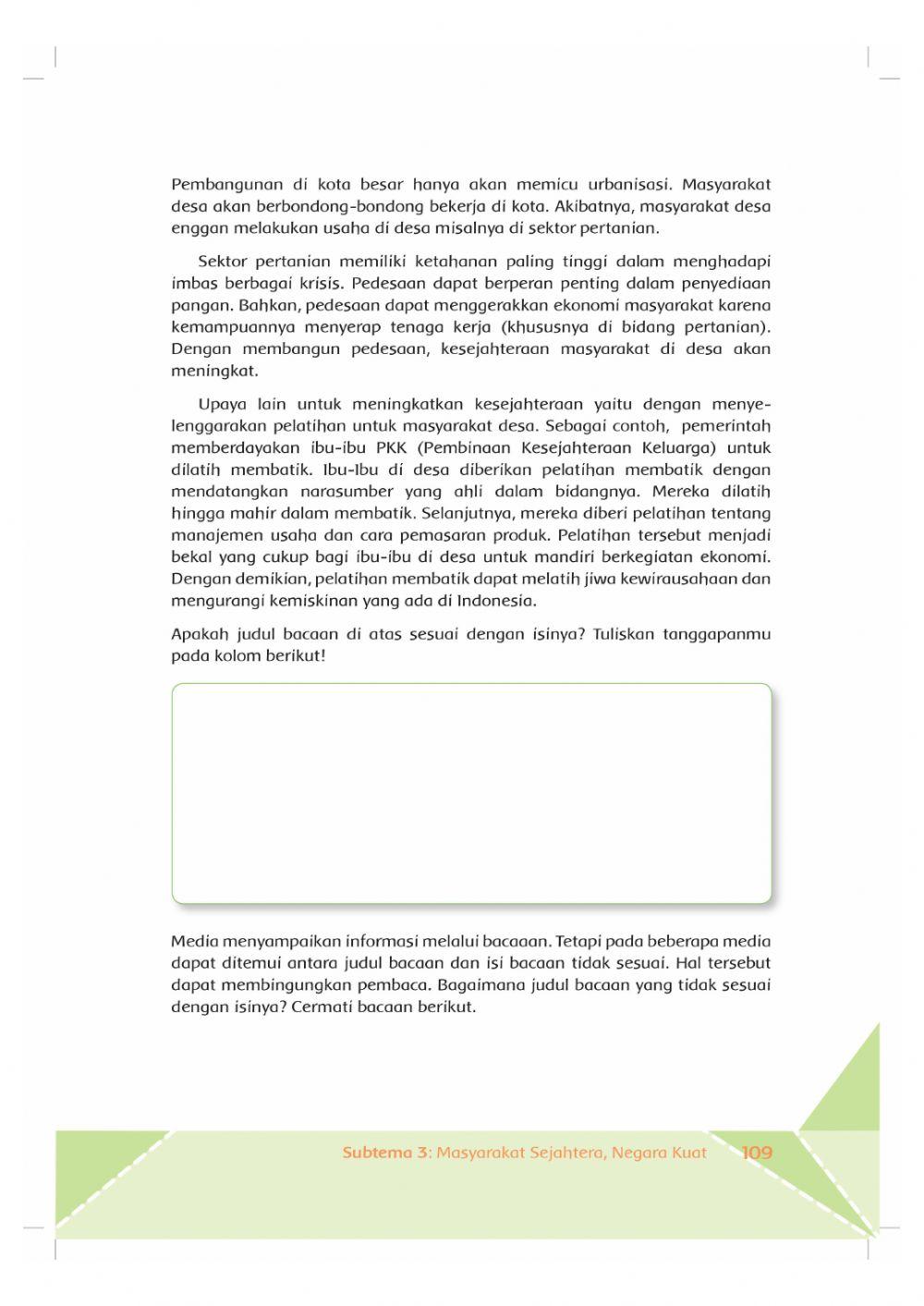 Pb 4 tema 6 subtema 3 worksheet | Live Worksheets