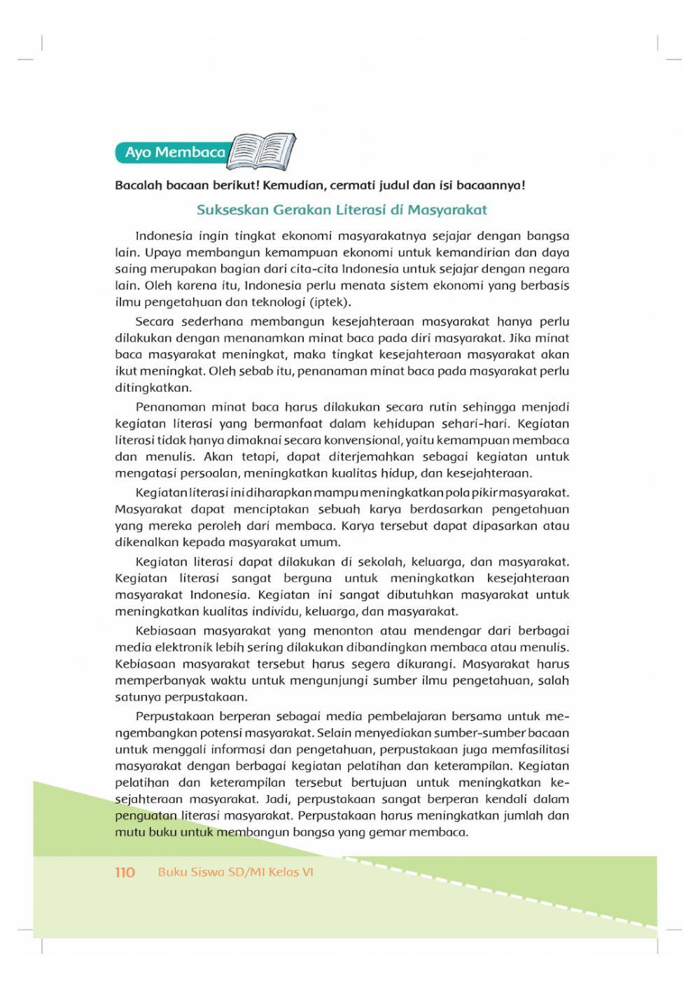 Pb 4 tema 6 subtema 3 worksheet | Live Worksheets