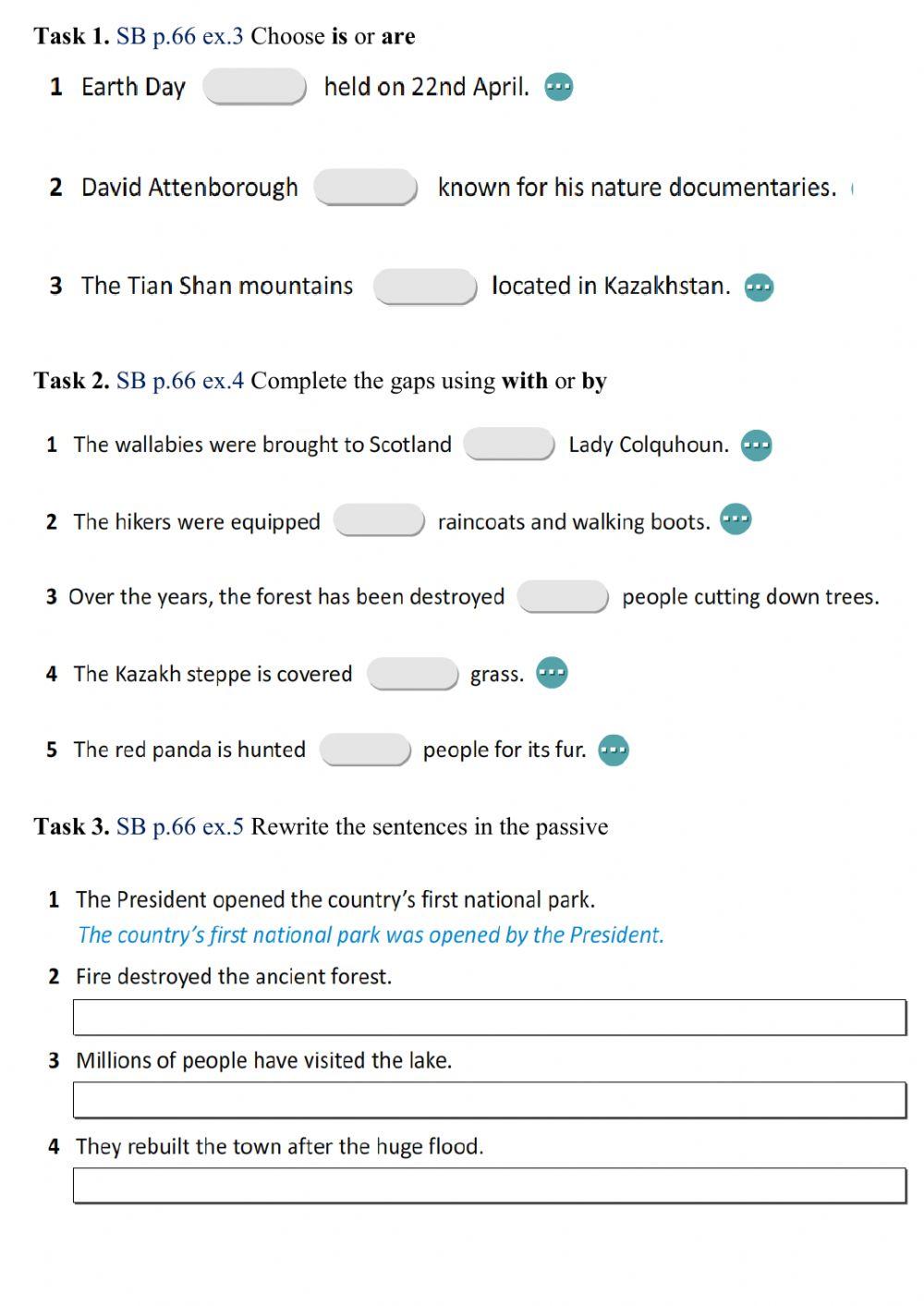 Grade 8. Passive Voice. online exercise for | Live Worksheets