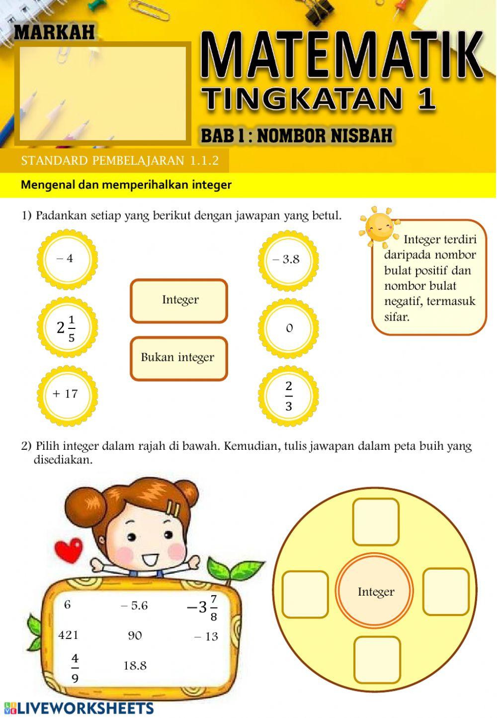 Matematik interactive exercise for 1 | Live Worksheets