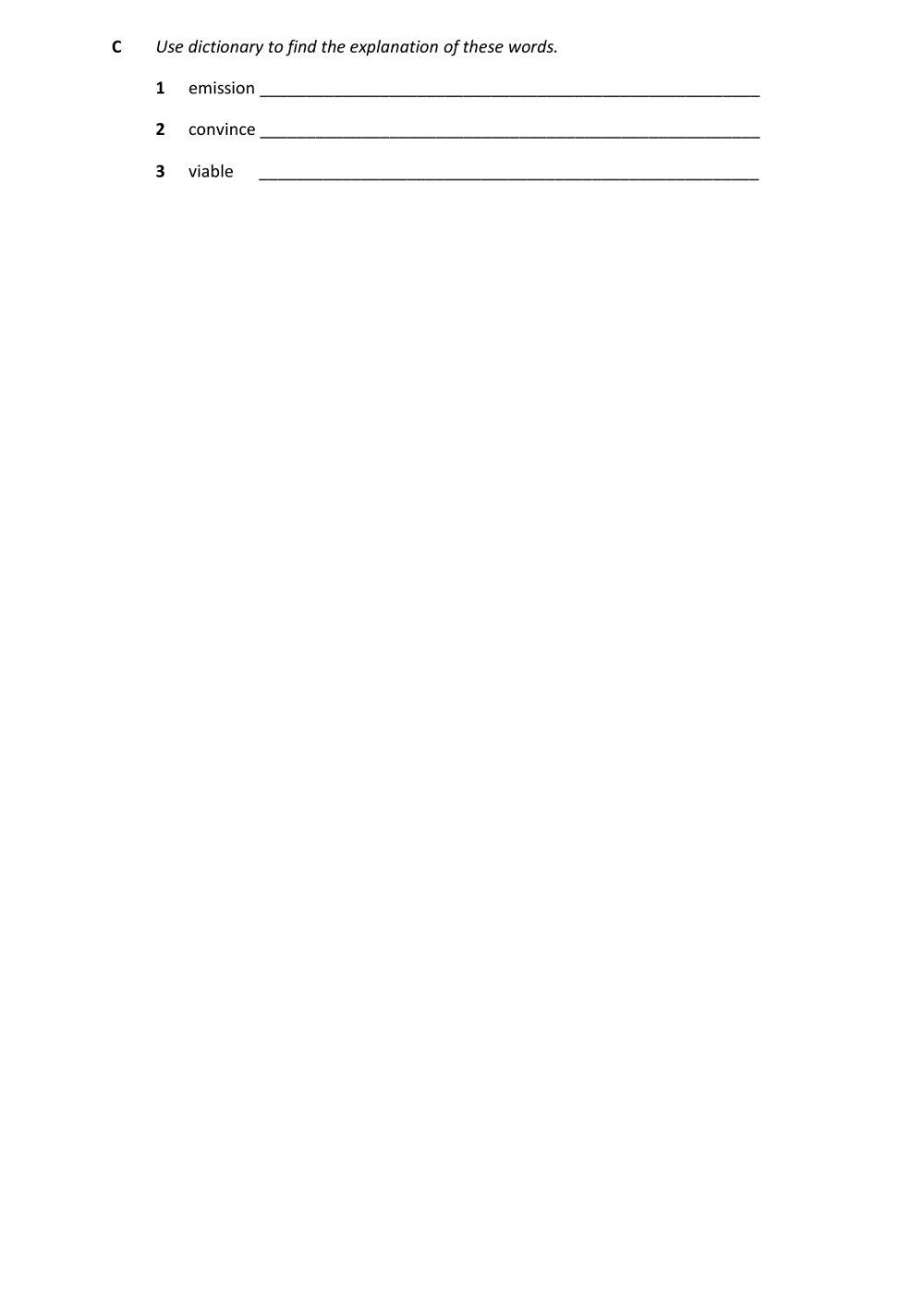 Clean Air worksheet | Live Worksheets