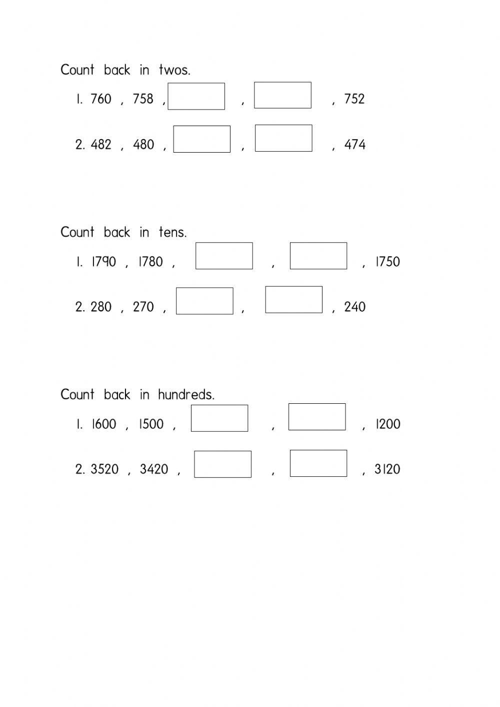 Number Value online worksheet | Live Worksheets