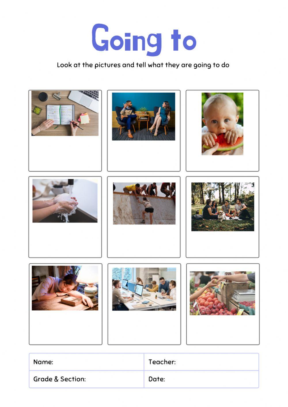 Writing online exercise for Pre-Intermediate | Live Worksheets