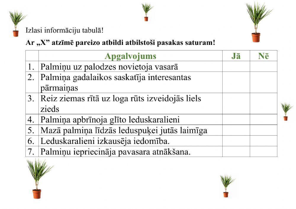 Pareizi-neparei… | Free Interactive Worksheets | 687460