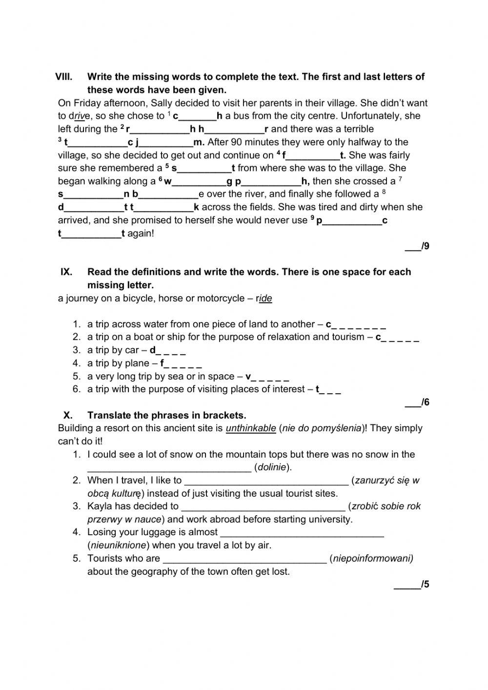 Focus 3, unit 3… | Free Interactive Worksheets | 4685160