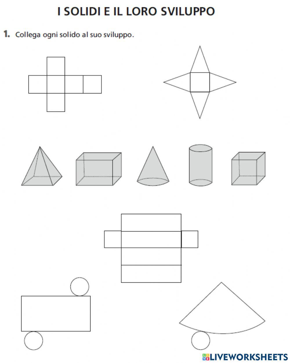 I solidi e il loro sviluppo | flopi1 | Live Worksheets