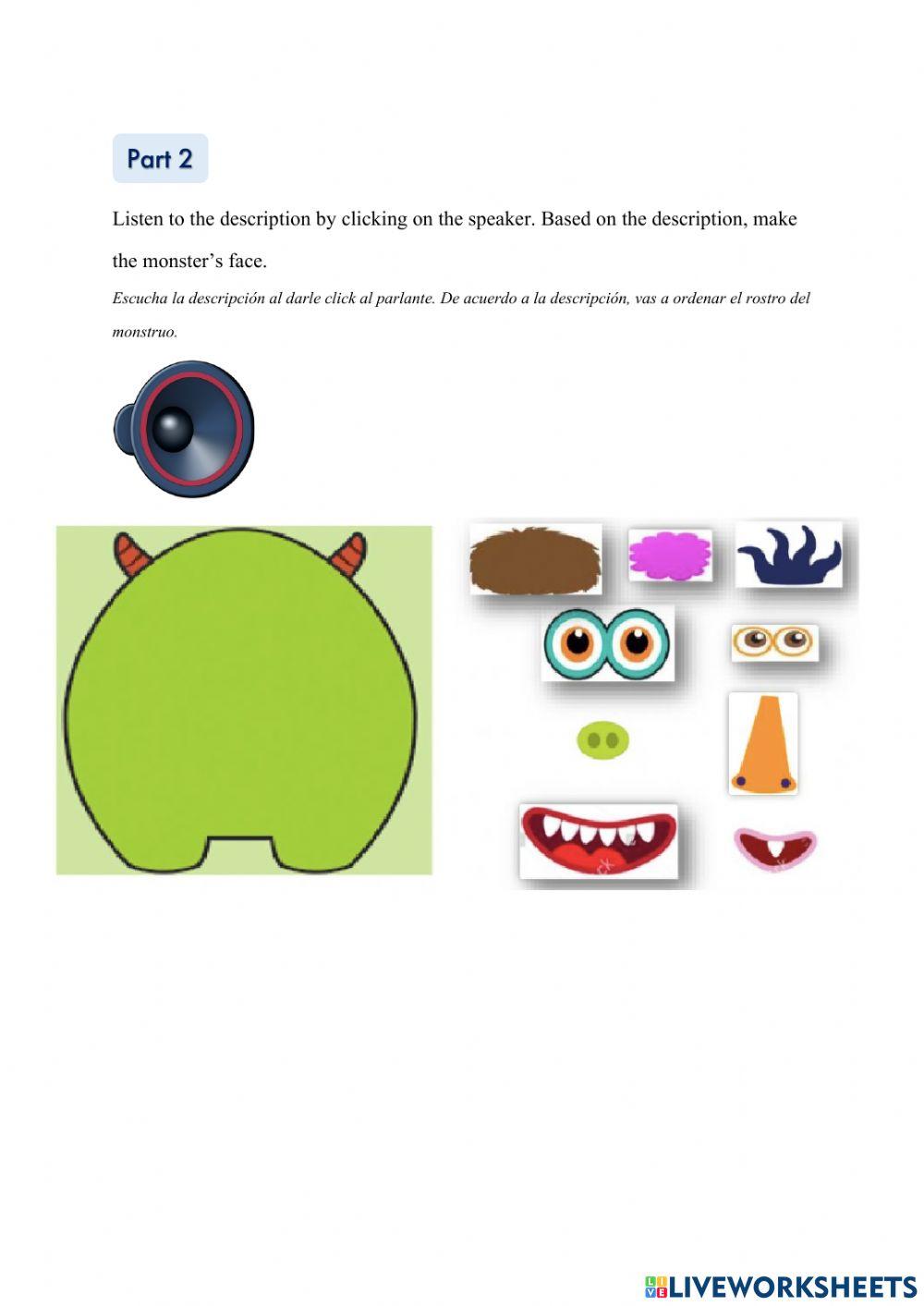 Listening entregable (hand-out) worksheet | Live Worksheets