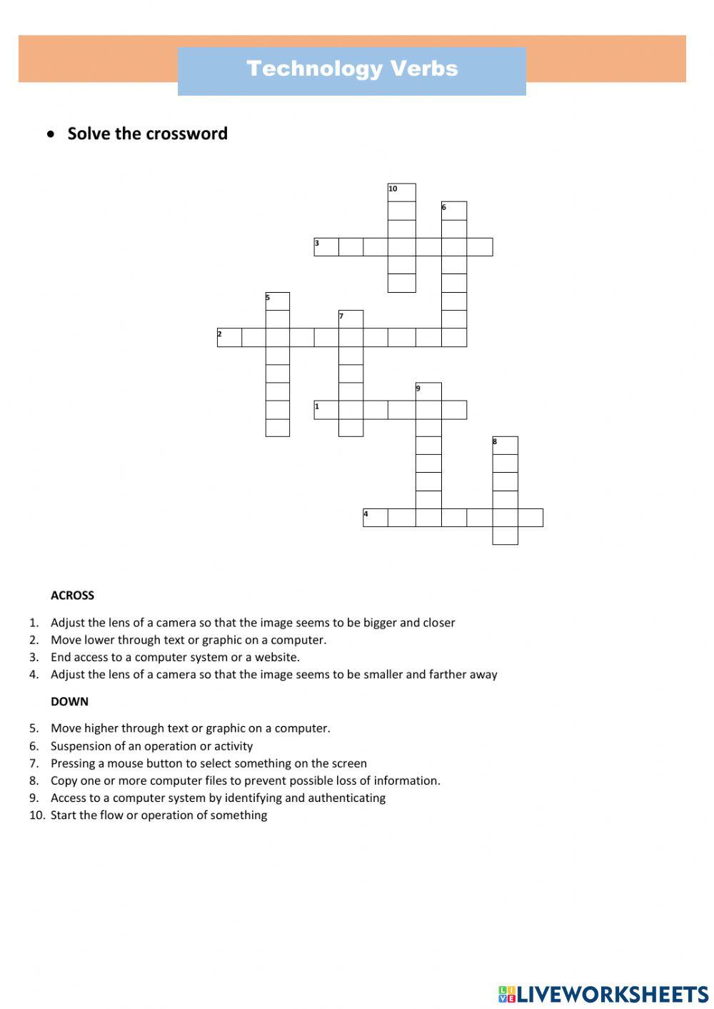 computer files crossword