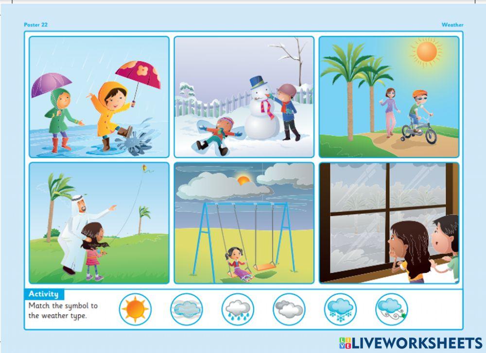 Weather | Free Interactive Worksheets | 743591