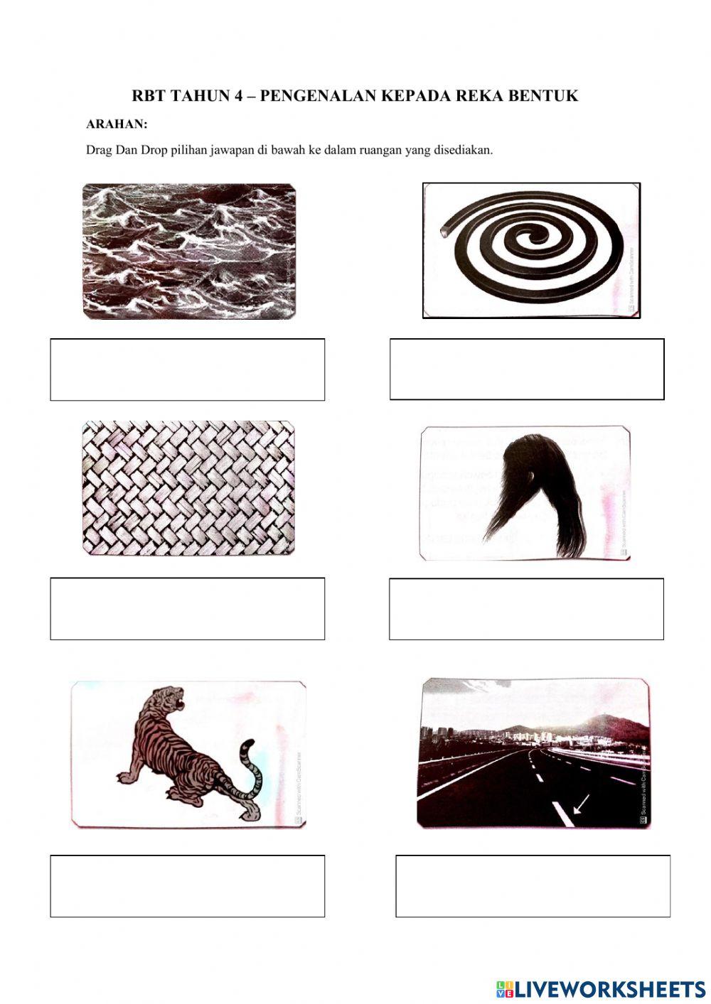 Reka bentuk dan teknologi - tahun 4 worksheet | Live Worksheets