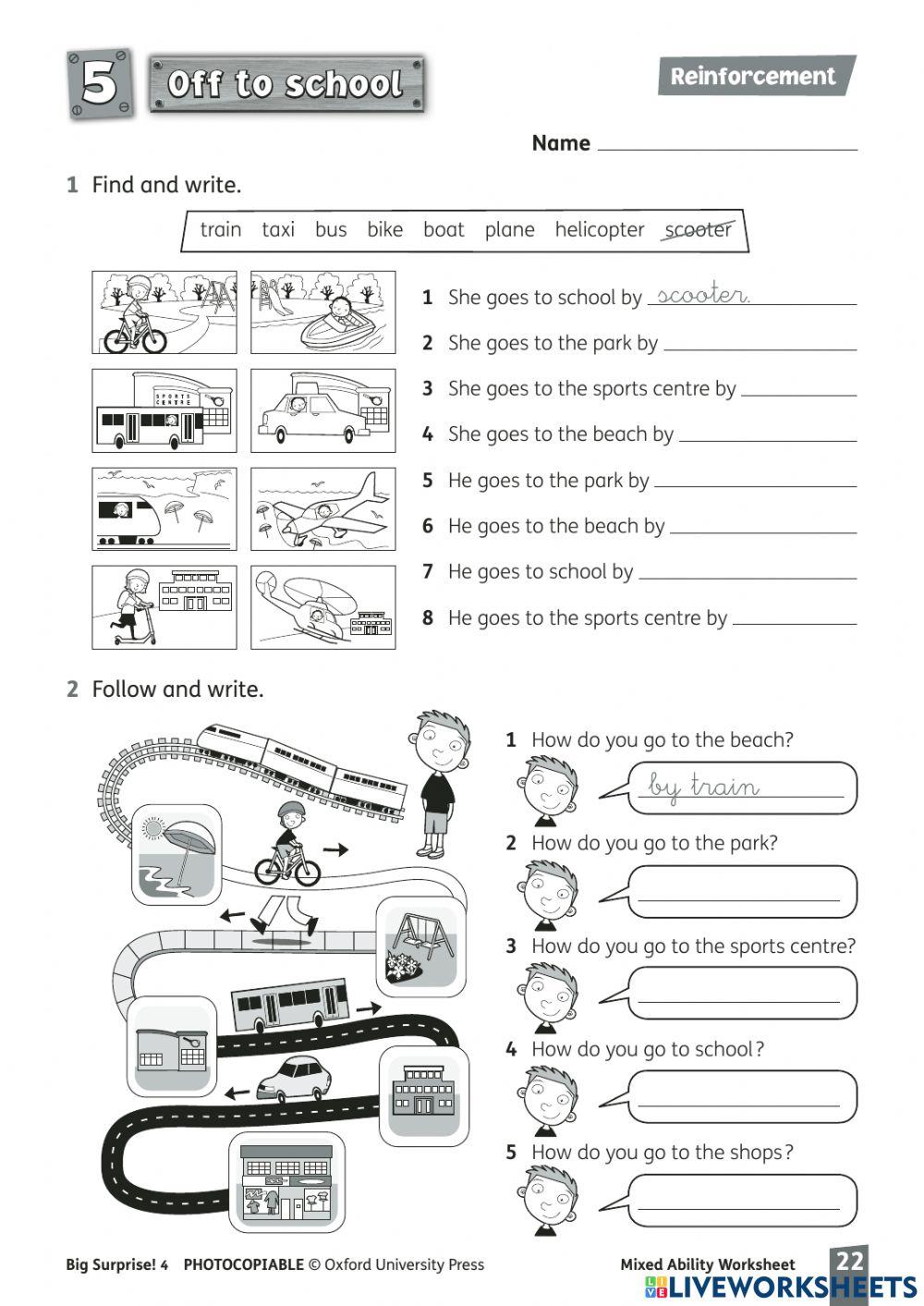 OFF TO SCHOOL. 4772745 | Noelia García Cabeza | Live