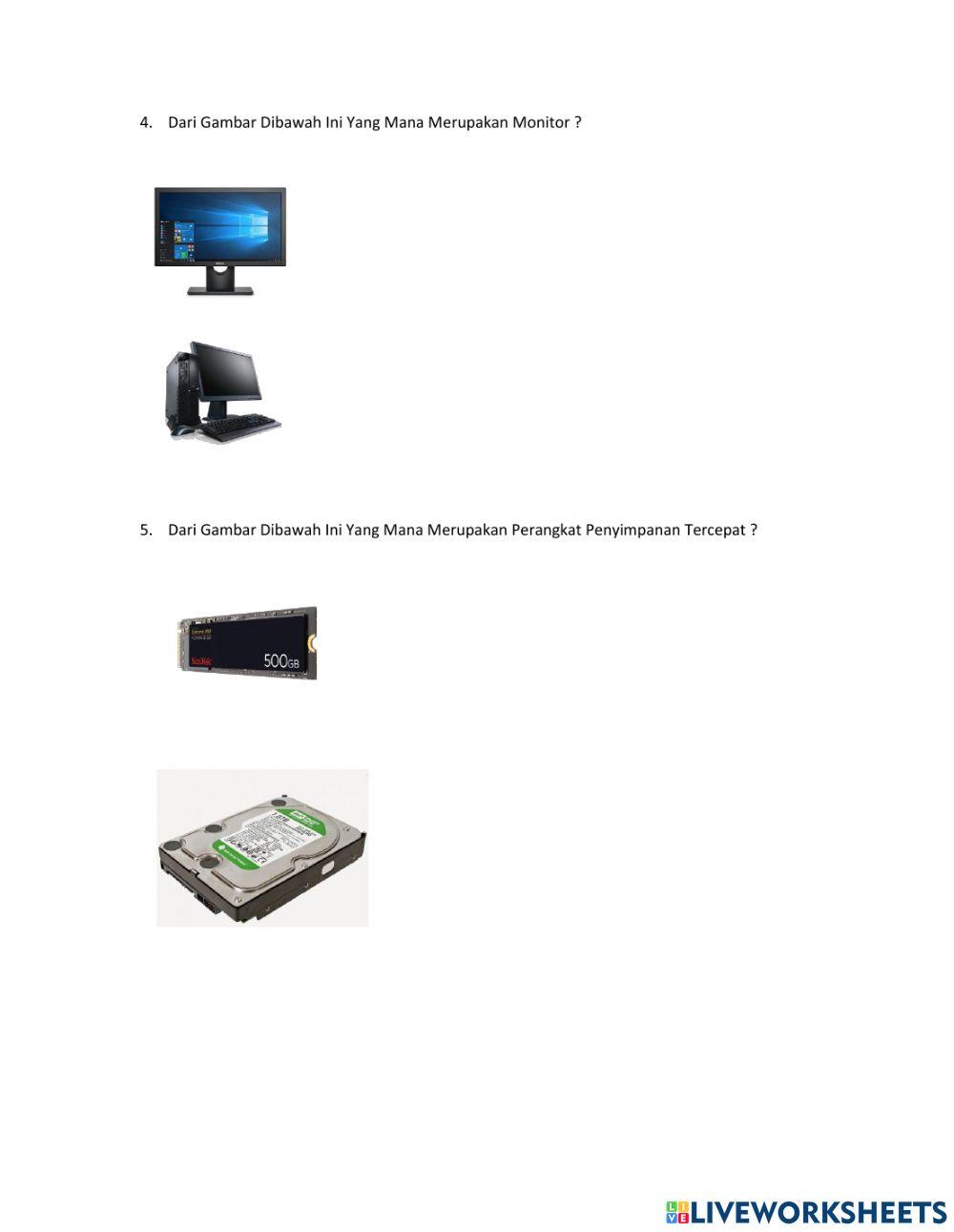 Teknik Informatika online worksheet | Live Worksheets