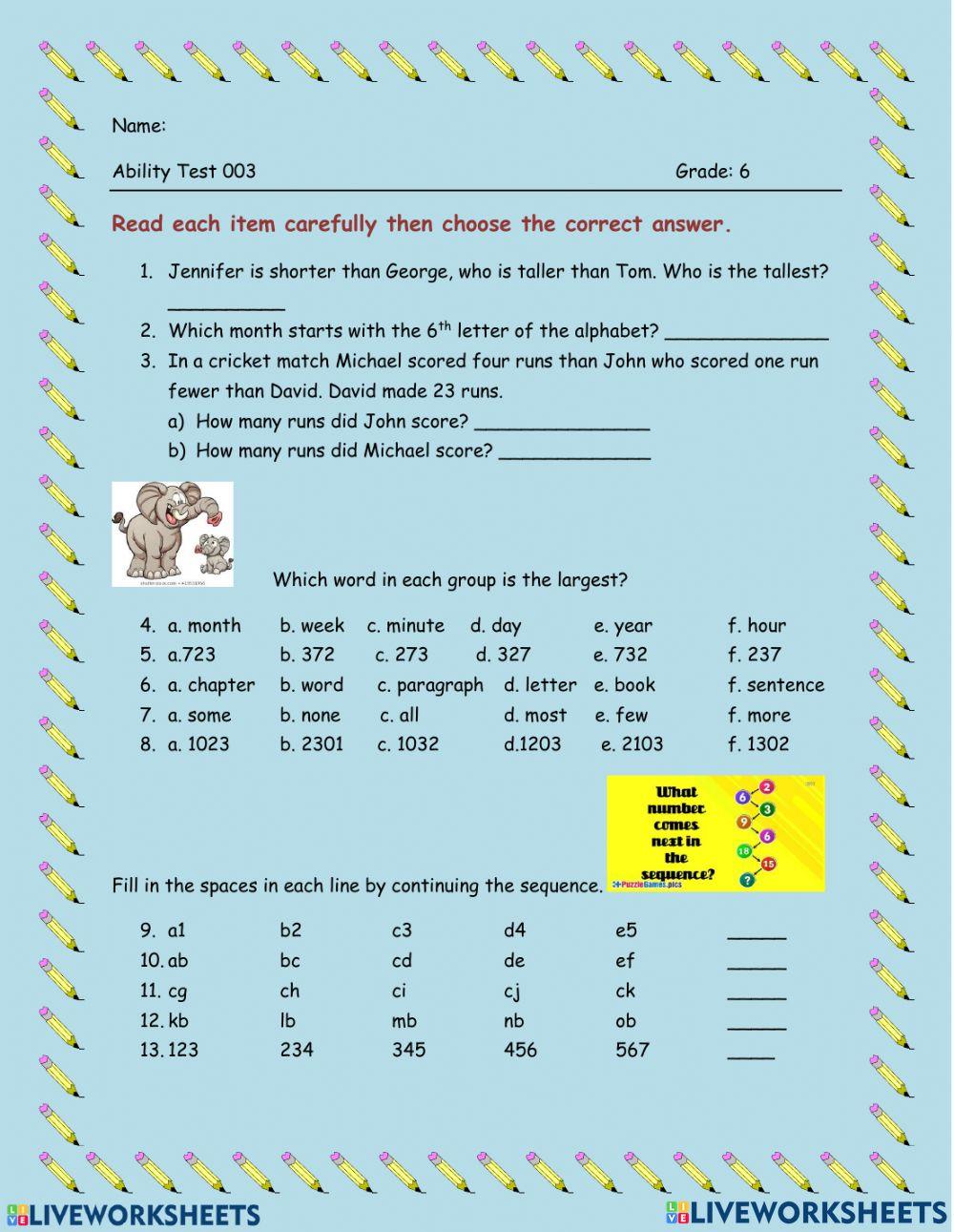4775542 | Ability Test 003 | Gareth Gordon