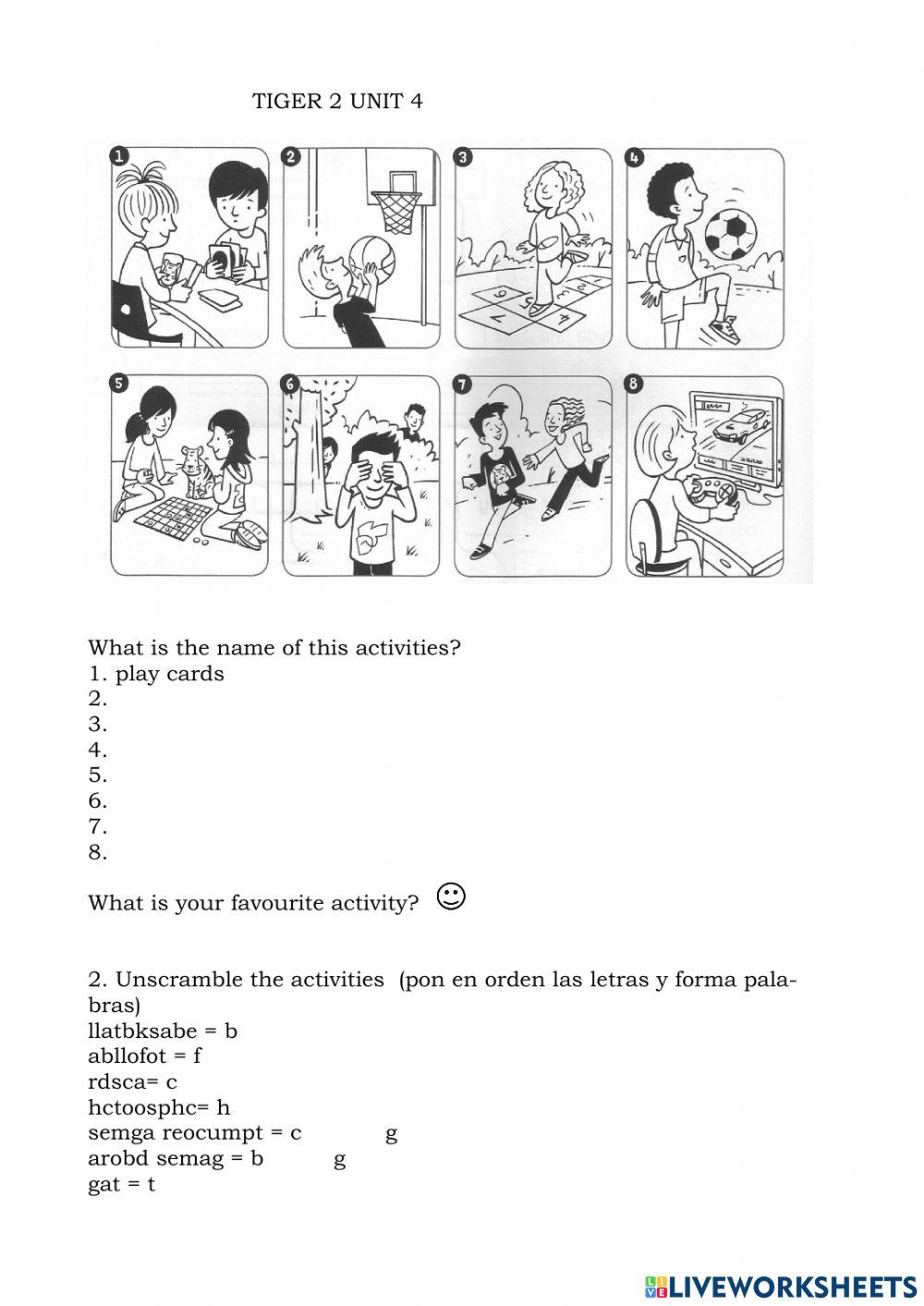 747394 | Free time activities and places in school