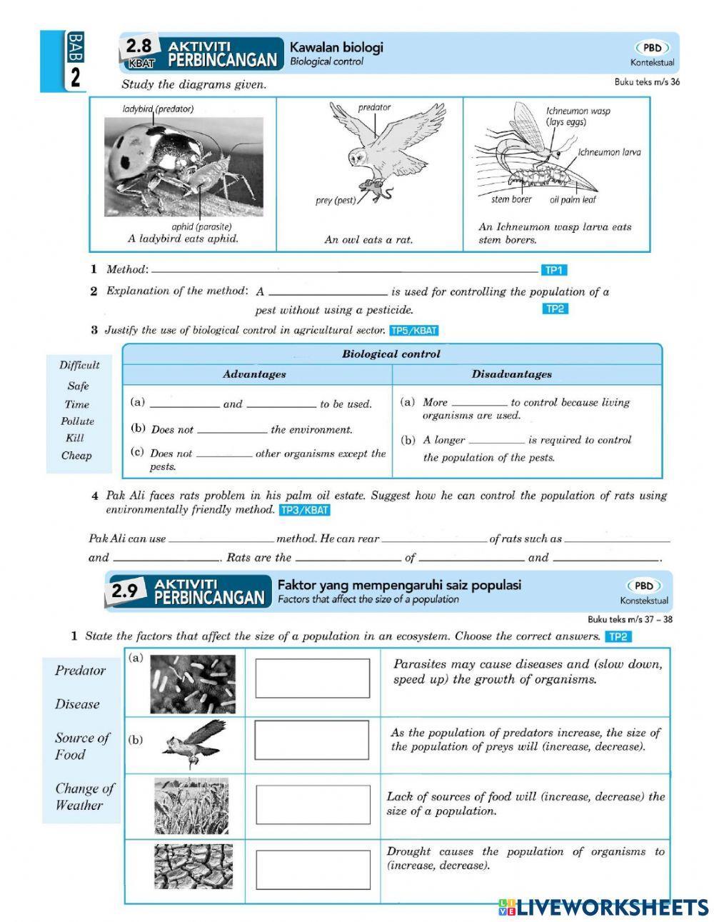 PBD 3 : Ecosyst… | Free Interactive Worksheets | 748130