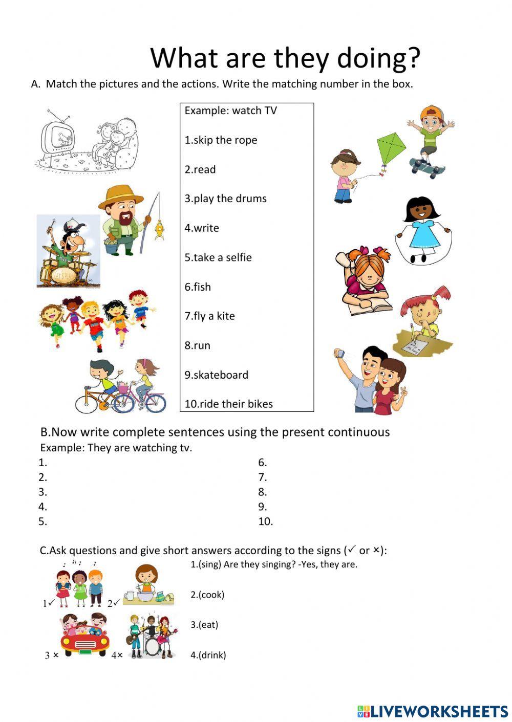 748508 | Present continuous | OFELIAMV | LiveWorksheets