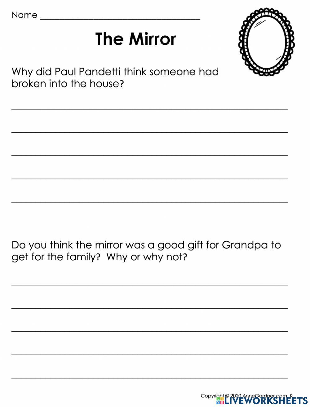 mirror 6438248 | kimberlyklein | LiveWorksheets