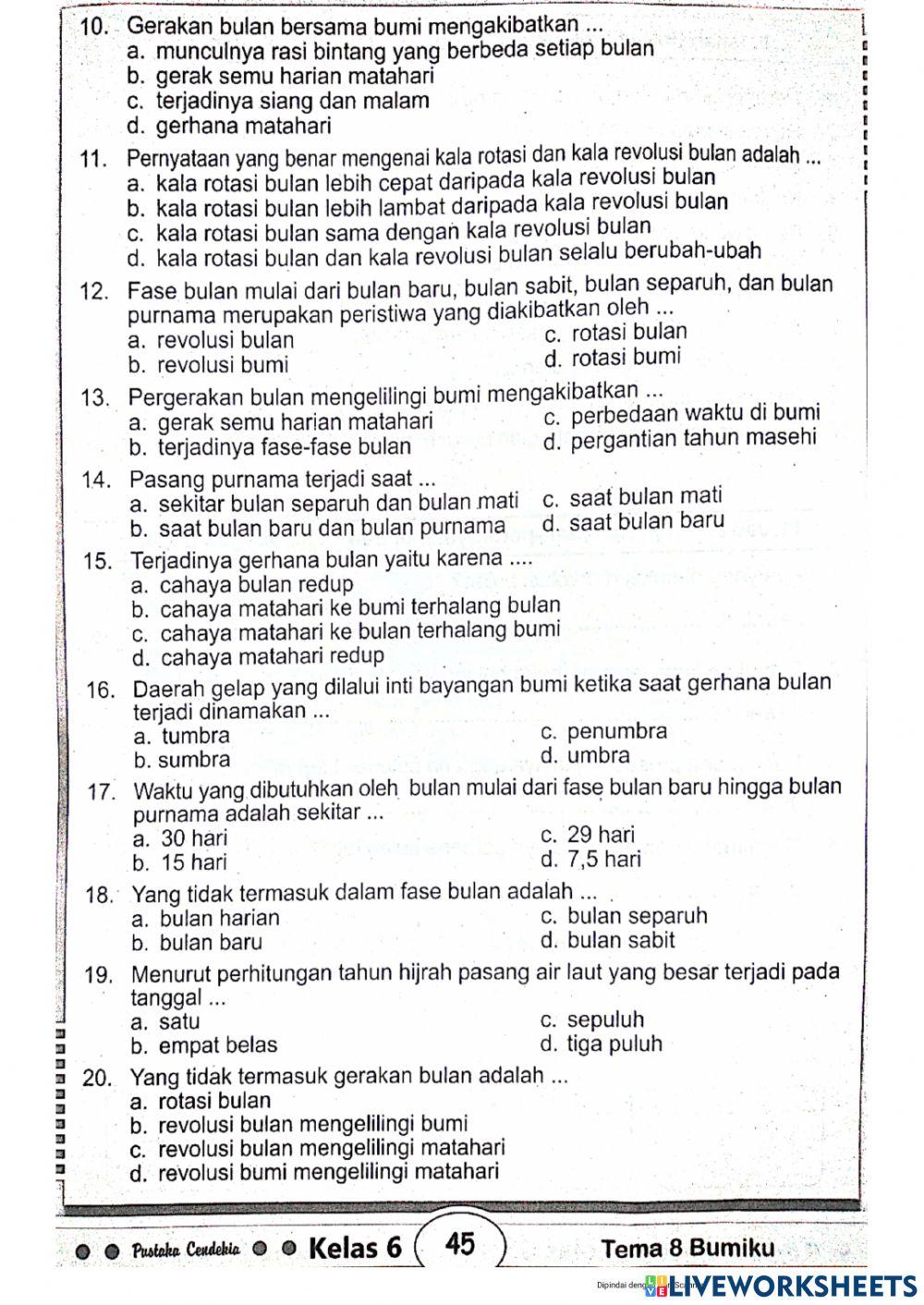 750659 | Tema 8 sub tema 2 | ayupuji | LiveWorksheets