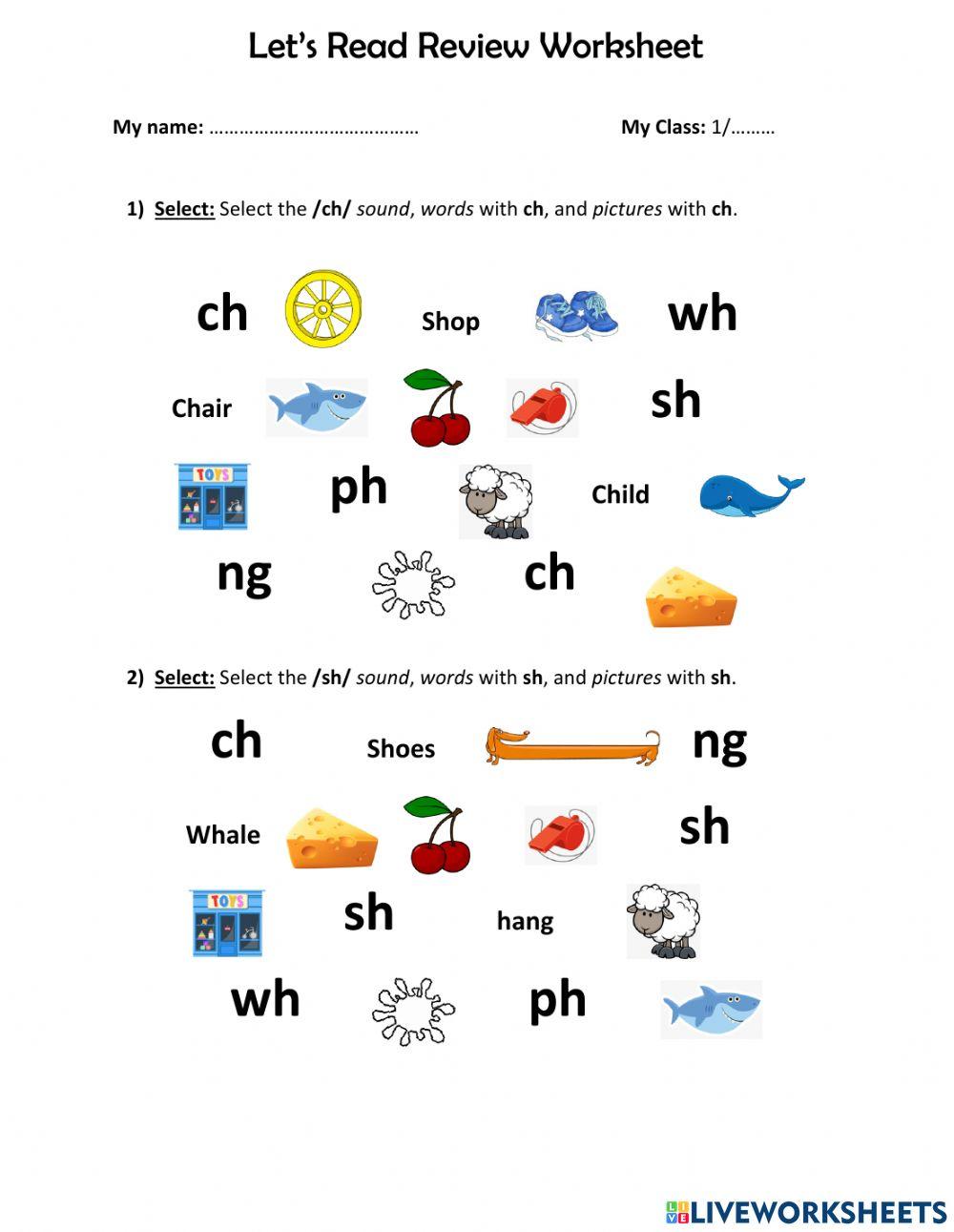 Let's Read 1 online exercise for | Live Worksheets Let's Read 1 online exercise for | Live Worksheets