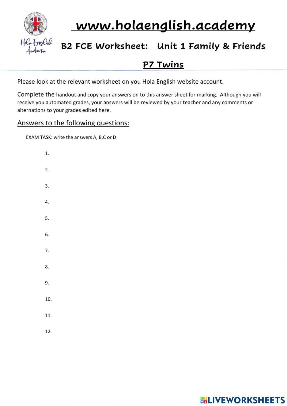 751906 | B2 Unit 1 Family and Friends p7