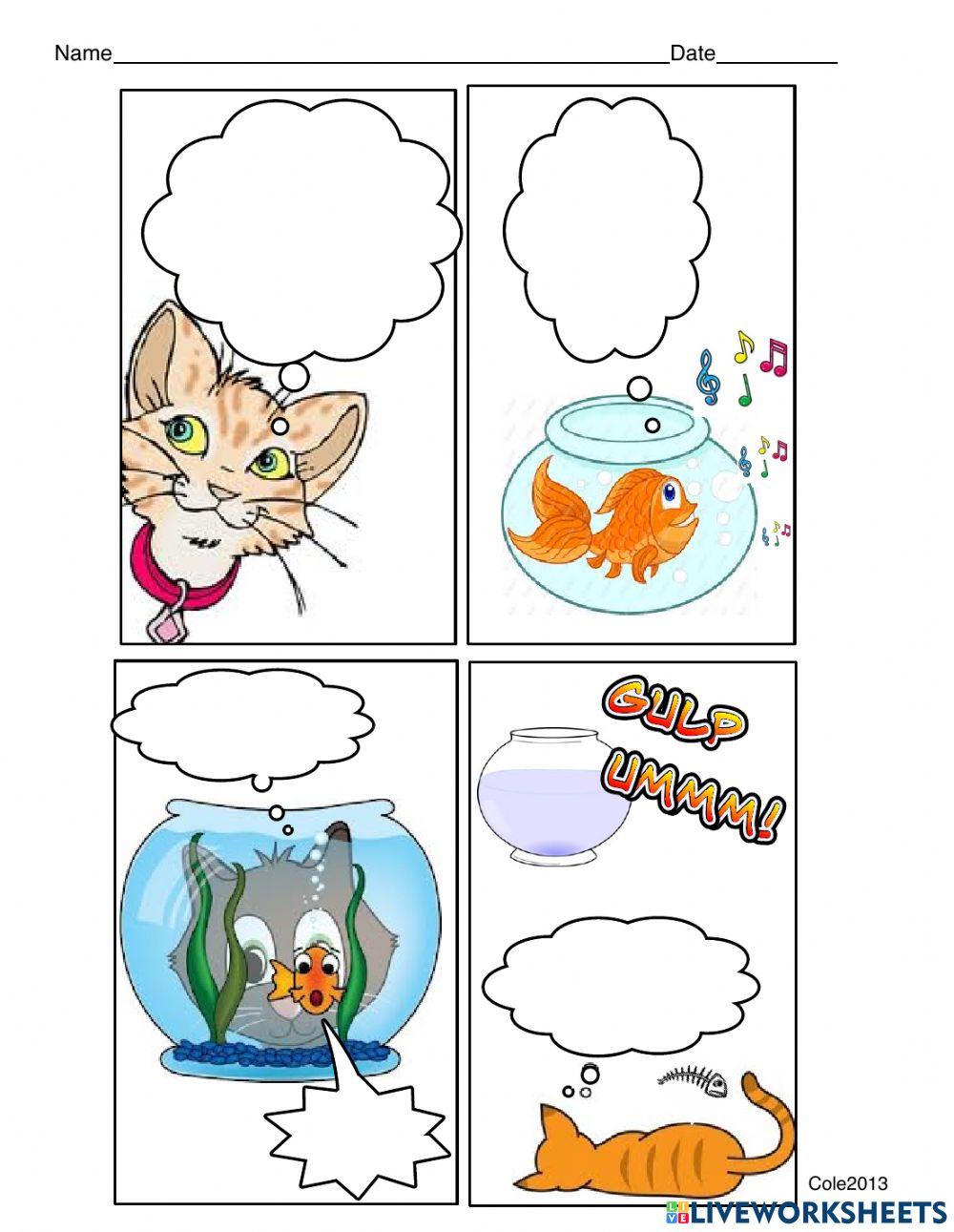 Comic Strip Fil… | Free Interactive Worksheets | 751965