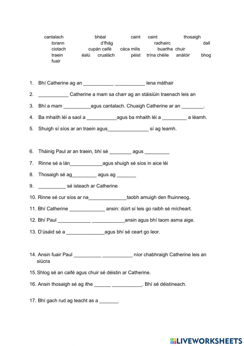 Cáca Milis acho… | Free Interactive Worksheets | 752126