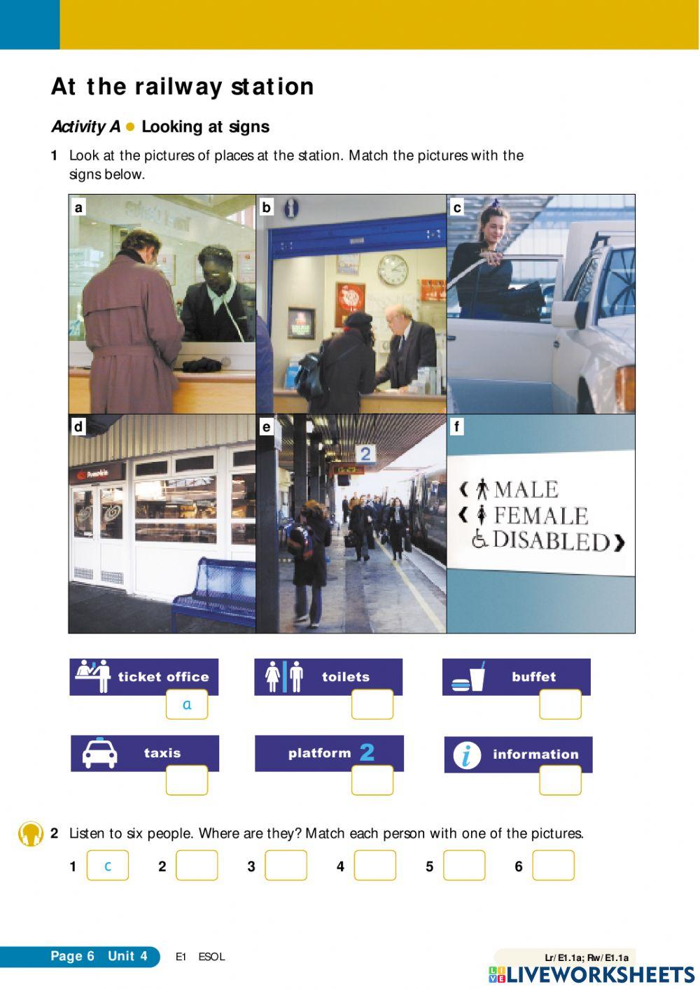 Transport worksheet | Live Worksheets