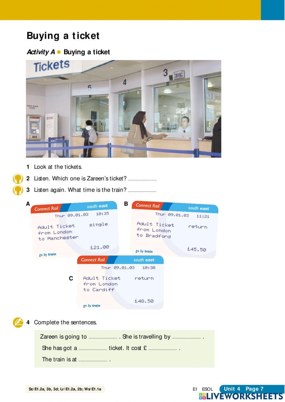 Transport worksheet | Live Worksheets