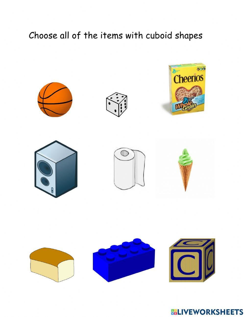 cuboid items