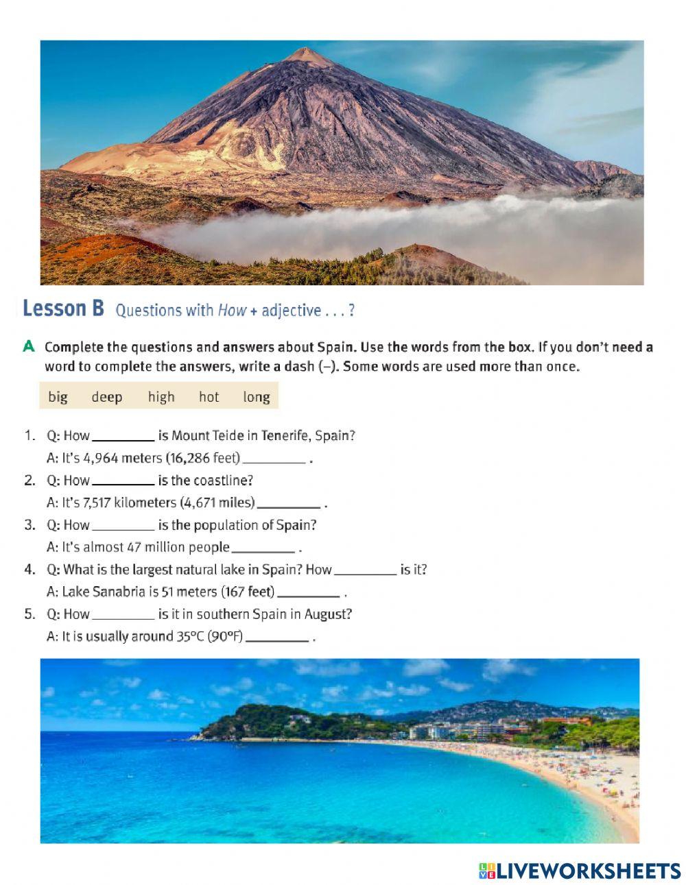 How Plus Adject… | Free Interactive Worksheets | 754169