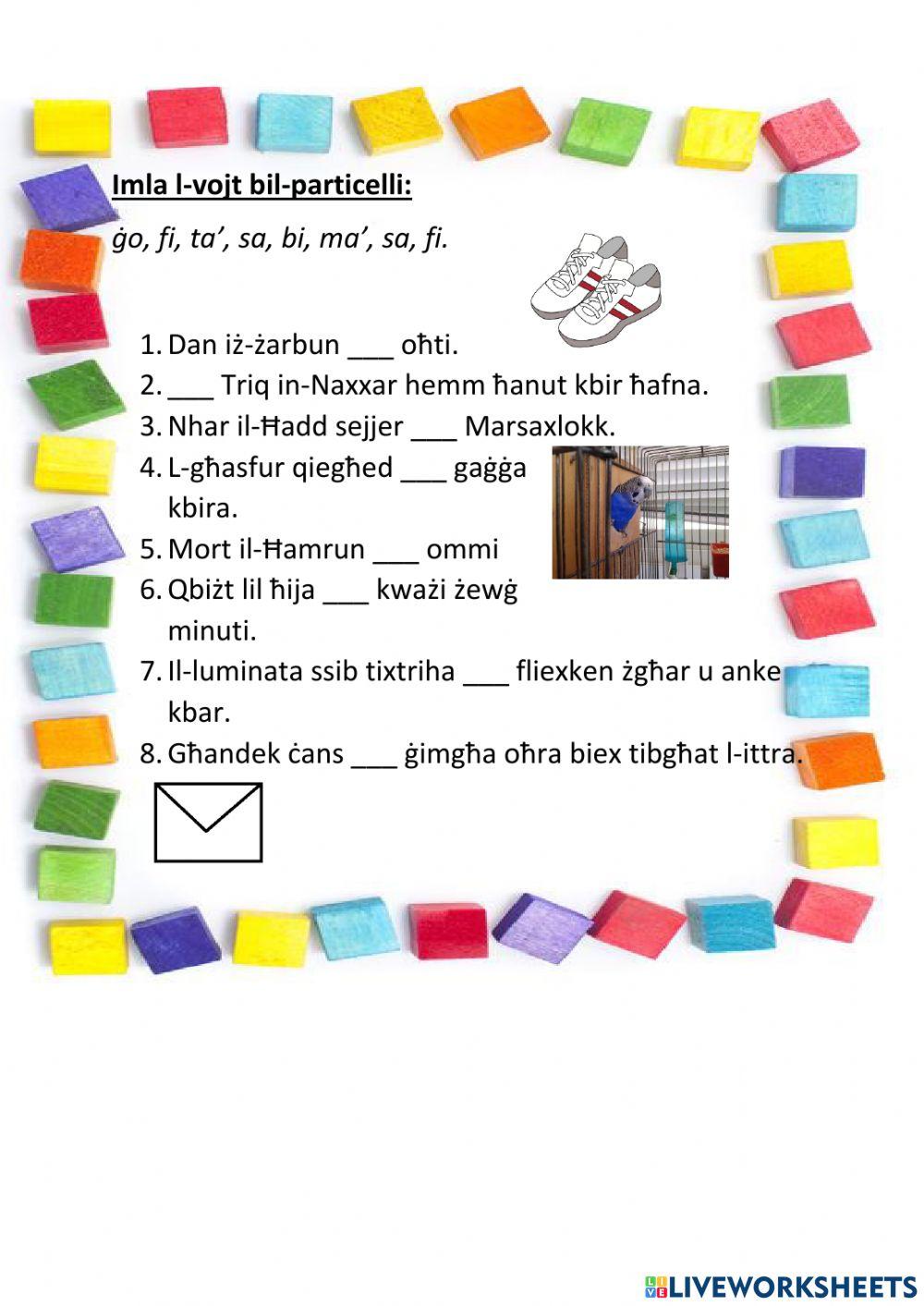 Particelli | Free Interactive Worksheets | 755184