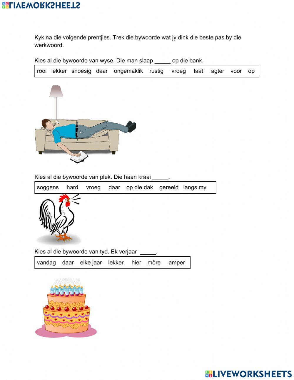 Bywoorde online exercise for | Live Worksheets