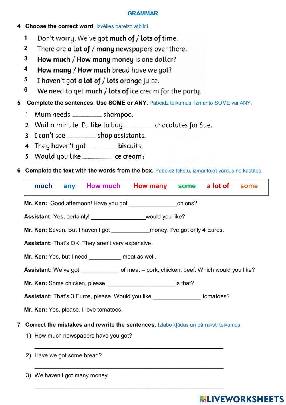 FF4 UNit 8 - TE… | Free Interactive Worksheets | 756786