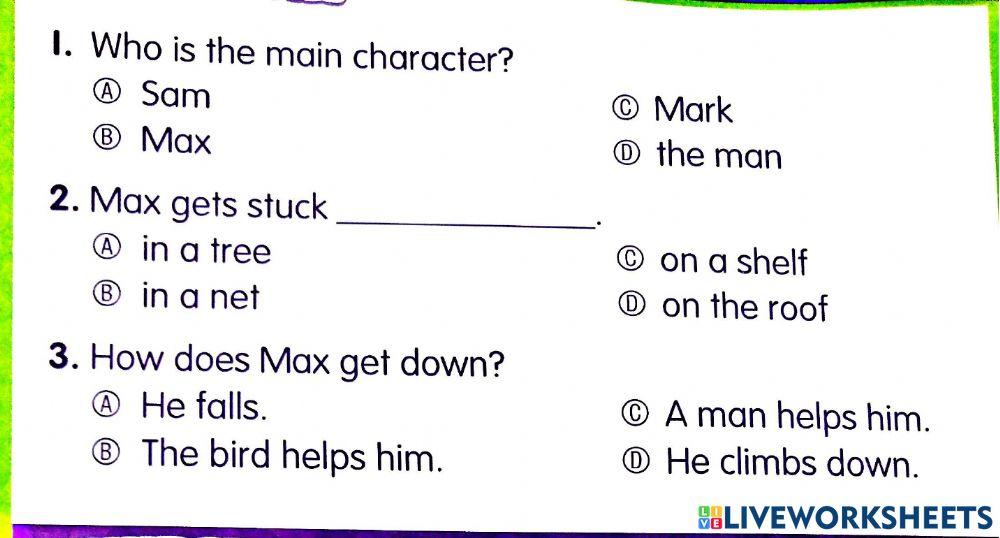 Week 1 worksheet | Live Worksheets