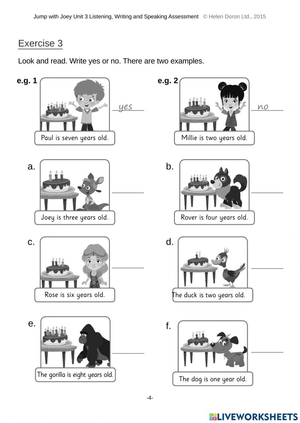 JUMP WITH JOE T… | Free Interactive Worksheets | 4791934