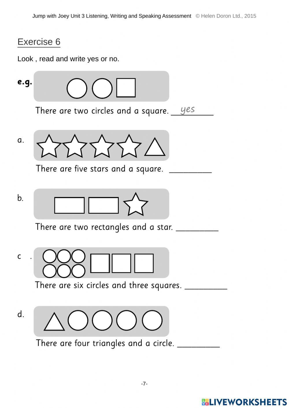 JUMP WITH JOE T… | Free Interactive Worksheets | 4791934
