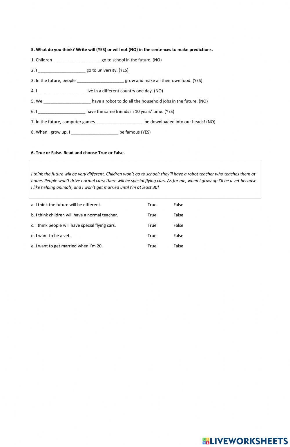 S3 final worksheet | Live Worksheets