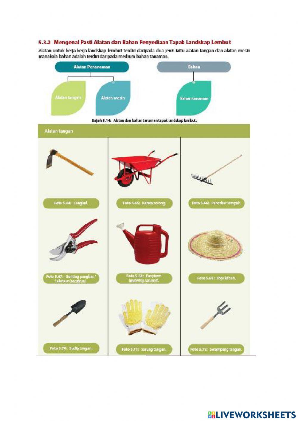 Tugasan Landskap Landskap worksheet | Live Worksheets