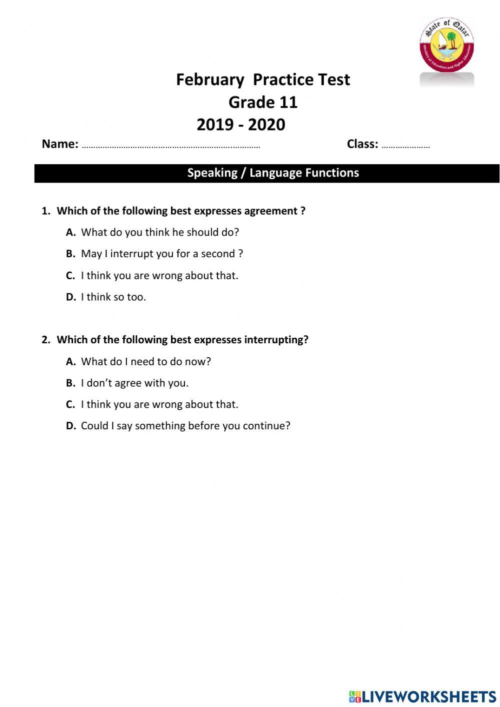 Rev G11 worksheet | Live Worksheets