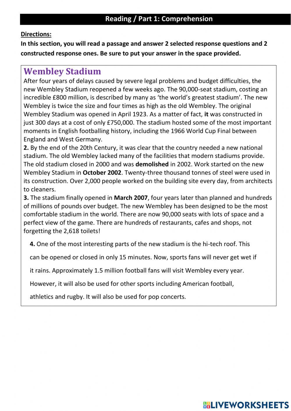 Rev G11 worksheet | Live Worksheets