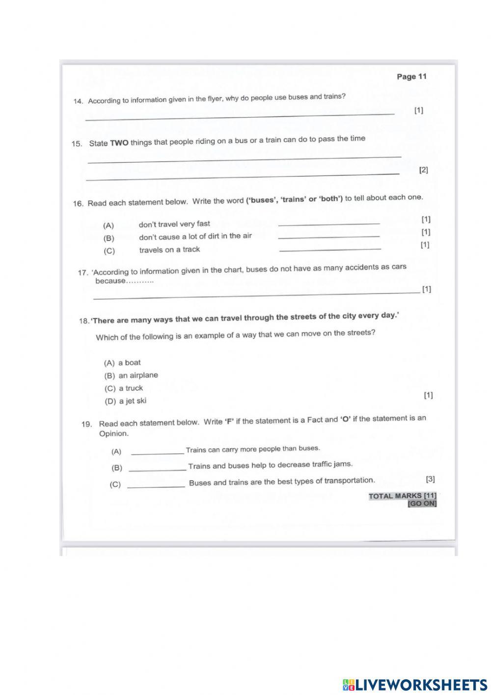 Compare and contrast online pdf worksheet | Live Worksheets