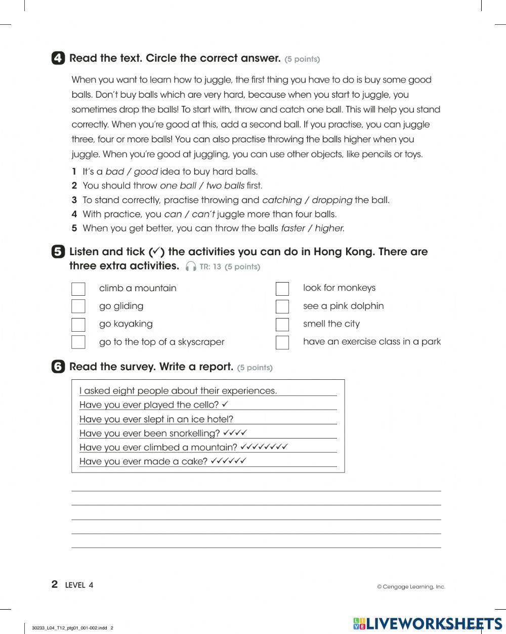 LOOK 4 UNIT 12 | Free Interactive Worksheets | 4796063