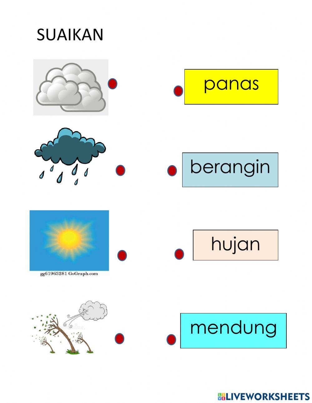 Misteri Cuaca interactive worksheet | Live Worksheets