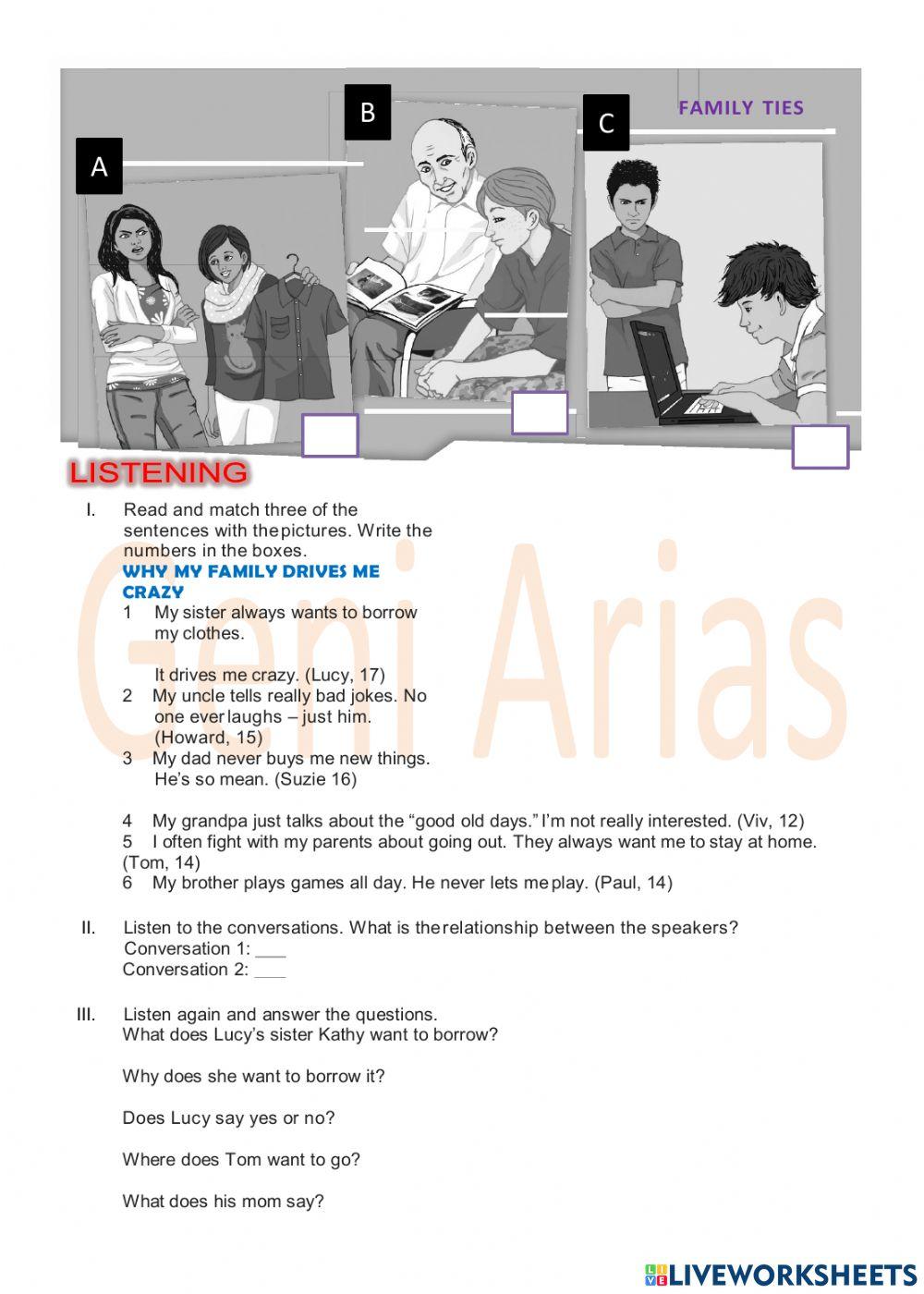 Listening FAMILY TIES Interactive Worksheet Live Worksheets listening-family-ties-interactive-worksheet-live-worksheets